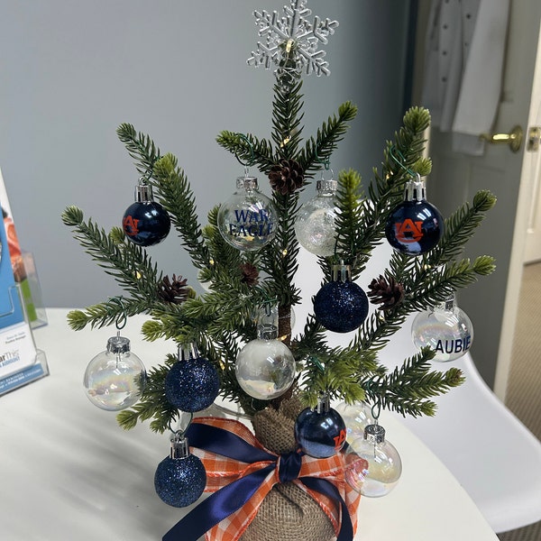 TCU Mini Christmas Tree - Etsy