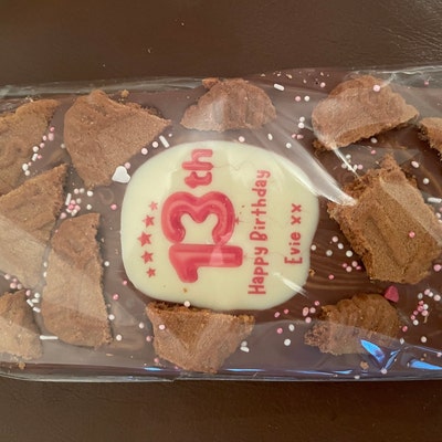 Terry's Chocolate Orange Chocolate Block Personalised Belgian Milk ...