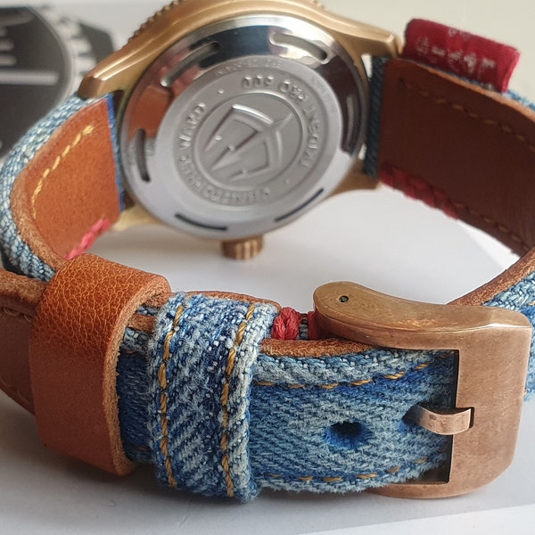 Handmade Leather Strap Band With Levis Tag for "levis" Fans Free Steel ...