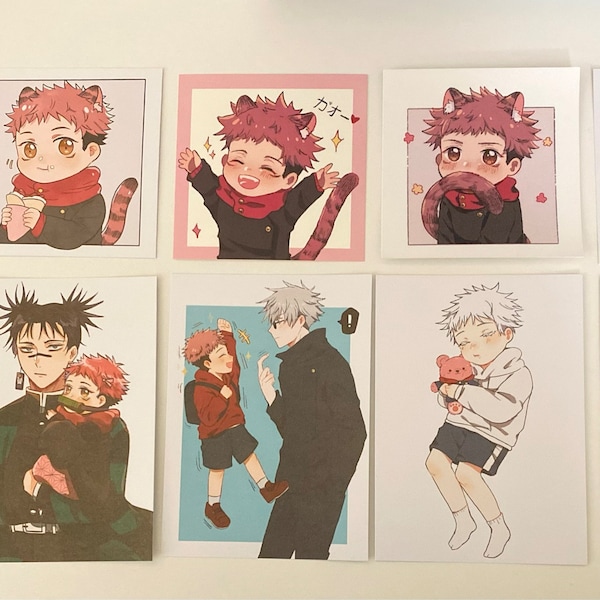 JJK A5 A6 Print | Yuji Gojo Inumaki Yuta Sukuna Postcard - Etsy