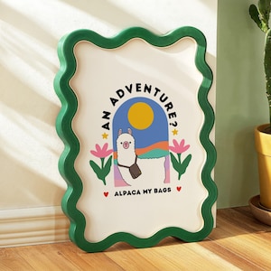 Artwork Frame Mockup, Pink Picture Frame, Woman With Poster, Poster ...