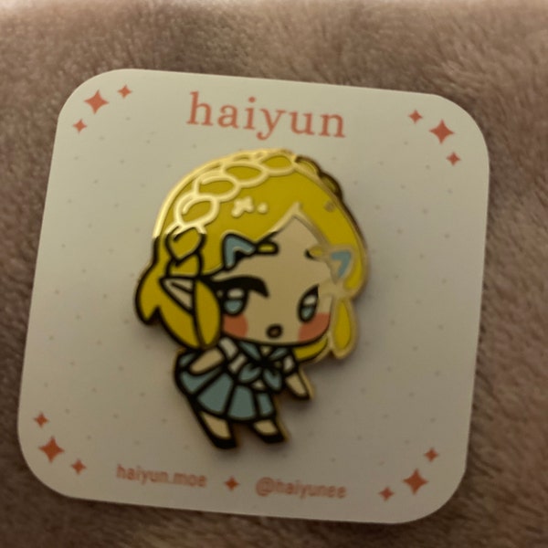 BOTW School Days Zelda & Link Hard Enamel Pins / Legend of Zelda ...