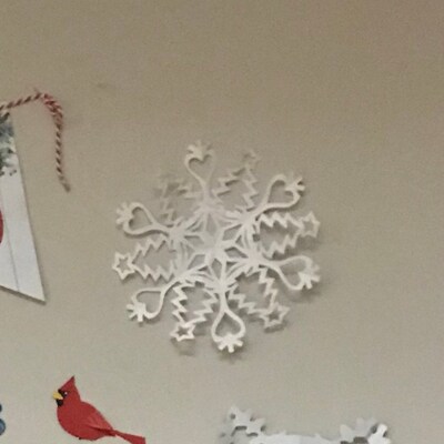 Snowmen Paper Snowflake Pattern PDF Digital Download Paper Snowflake ...