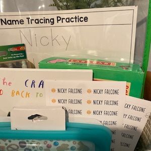 Kids Name Stickers, Kids Name Labels, Daycare Name Labels, Preschool ...