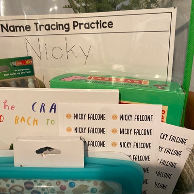 Kids Name Stickers, Kids Name Labels, Daycare Name Labels, Preschool ...