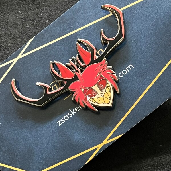 Hazbin Hotel Alastor Enamel Pin - Etsy