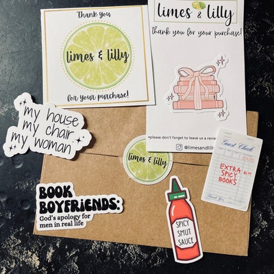 ANY 5 Stickers of Your Choice, Sticker Pack, Sticker Bundle, Book ...