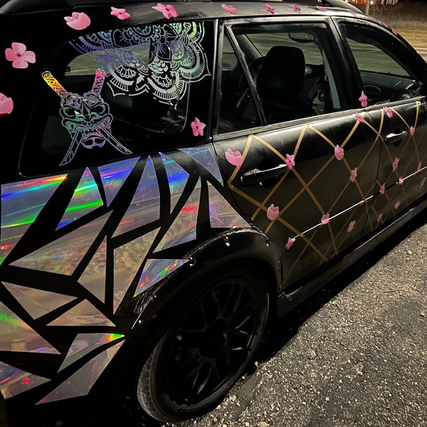 Thin Stripes JDM Car Livery Decal Sticker / Color Printed Wrap / Side ...