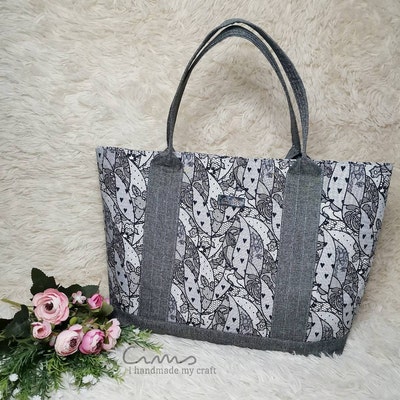 Sunny Day Canvas Bag DIY Kit with Sewing Pattern & Tutorials - Etsy ...