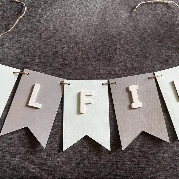 Handmade Personalised Name Message Felt Bunting With Stars Hearts - Etsy