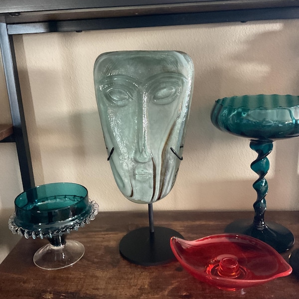 60" High V Style Metal Display Stand for Tribal Masks and Art Objects ...