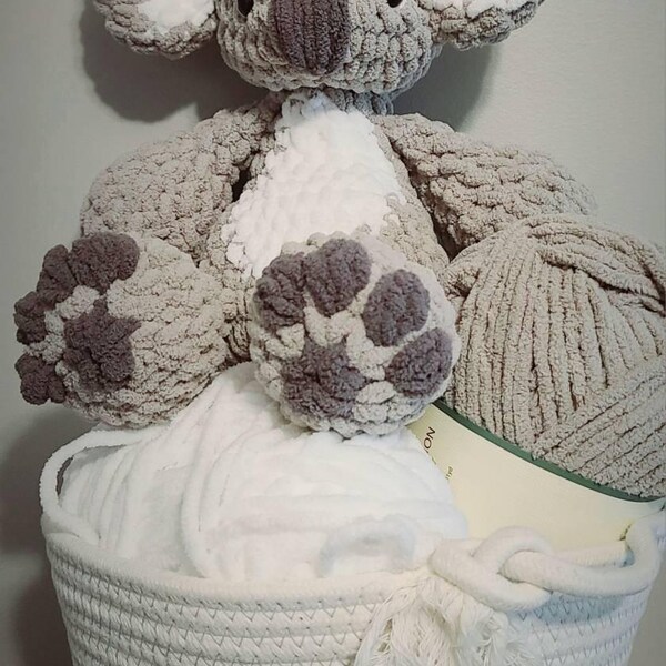 Kip Koala - PDF Crochet Pattern - LOW SEW Koala Bear Plushie / Stuffie ...