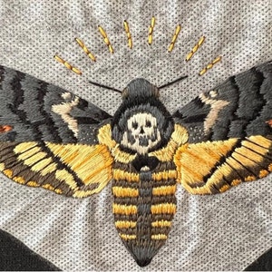 Luna Moth Embroidery Pattern, Stumpwork Embroidery Pattern, 3D Insect ...