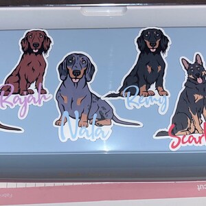 Custom German Shepherd Vinyl Stickers & Magnets, Gift for German ...