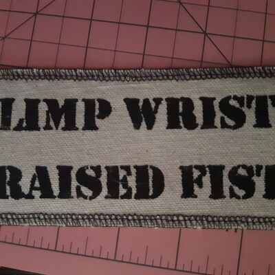 Limp Wrist Raised Fist Patch - Etsy