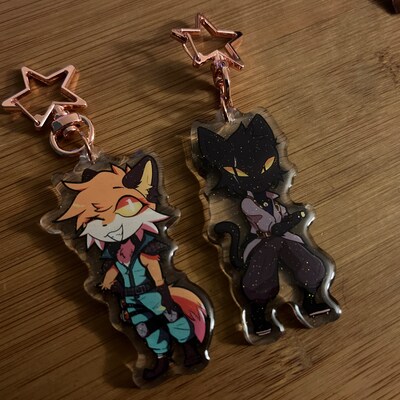 Fan Made Double Sided Acrylic Keychains Remi Joni DJ - Etsy