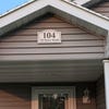 Oval House Number Sign Address Plaque 11x5.5" 1/2"king Colorcore Brown ...