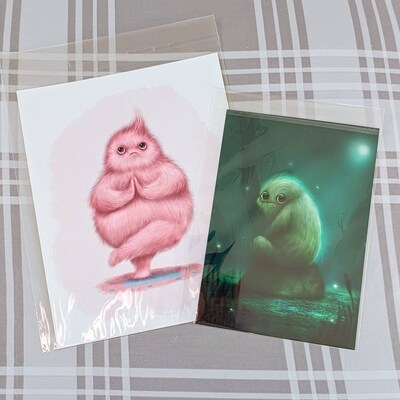 Spooky Bog Creature Creepy Cute Dark Art Fantasy Illustration Horror ...