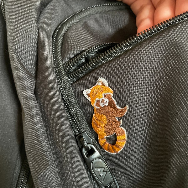 Red Panda Iron on Sew on Full Embroidered Patch Appliqués Badge Crafts - Etsy UK