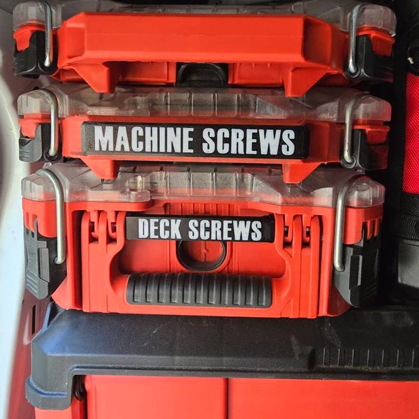 Milwaukee Packout Low Profile Compact Organizer- Labels - Etsy