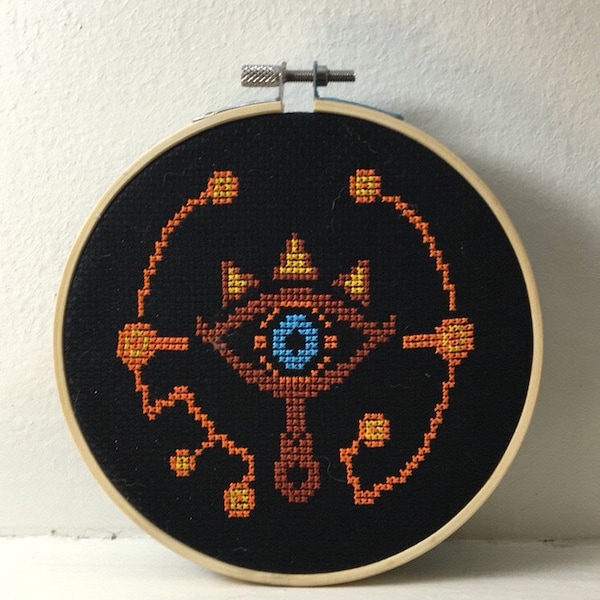 Legend of Zelda - Sheikah Eye - Cross Stitch Pattern PDF Instant ...