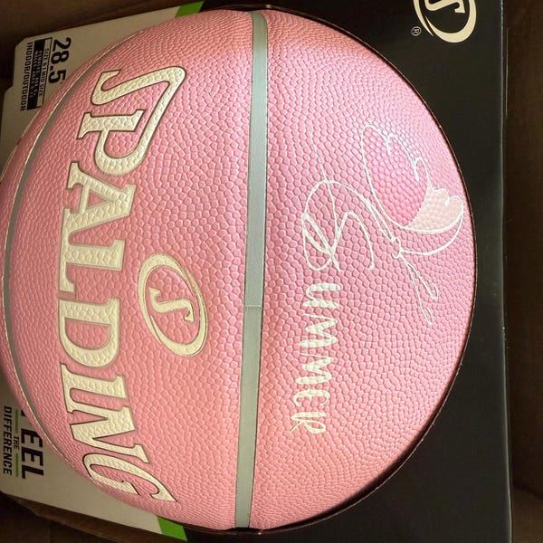 Customized Personalized Basketball Spalding Indoor/outdoor Pink Gift - Etsy