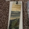 Mountain Bookmarks Handmade Bookmark Laminated With Tassel Watercolor ...
