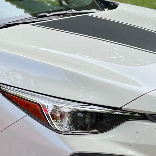 Hood Matte Black Blackout Vinyl Decal Sticker Black Out Fits All Flat ...