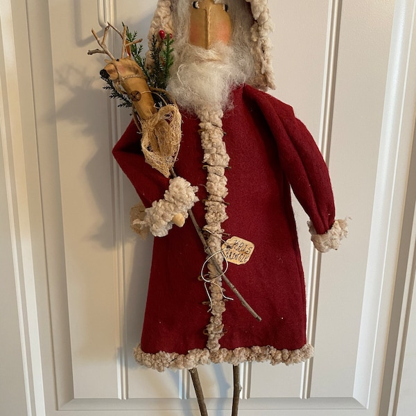 Primitive Santa Pattern/primitive Christmas/primitive Pattern/my ...