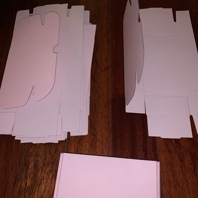 Lot of 20 Pcs 6x3 Inch Mini Kraft Carton Mailer Box With Cover, Folded ...