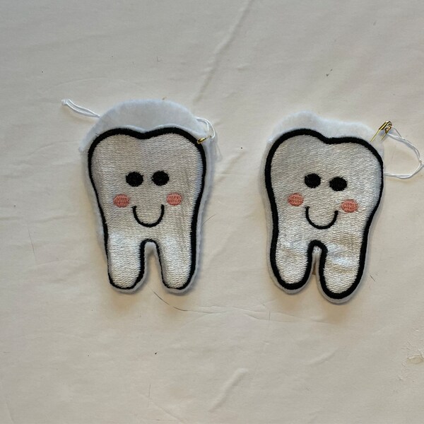 BOGO Free! Mini Tooth Embroidery Design | Small Tooth | Tooth Applique ...