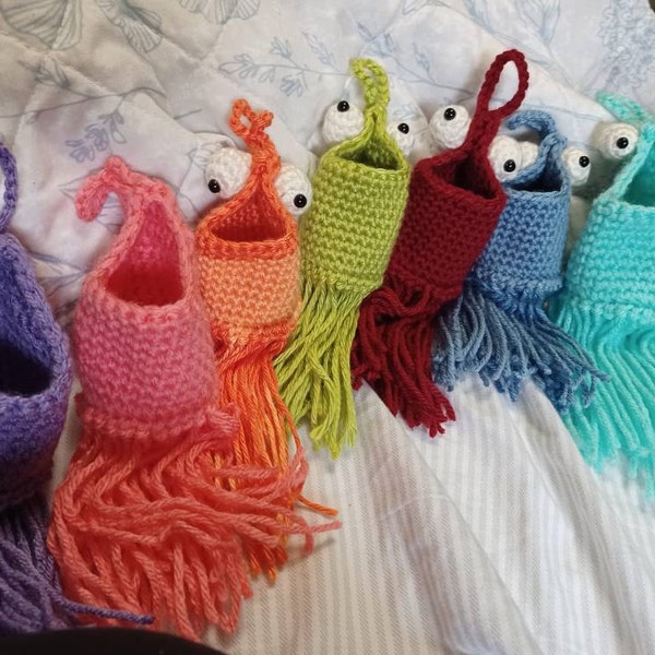 CROCHET PATTERN Mini Yip Yip, Crochet Hanging Yip Yip, Car Hanger, Mirror Hanger, Hanging ...