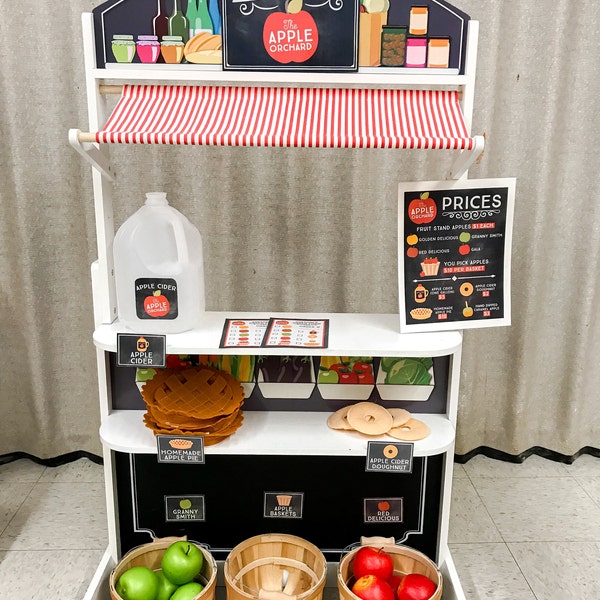 PRINTABLE Apple Orchard Pretend Play Kit | Kids Pretend Play ...