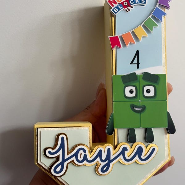Numberblocks 3D Letters, Numberblocks Birthday Party, Numberblocks ...