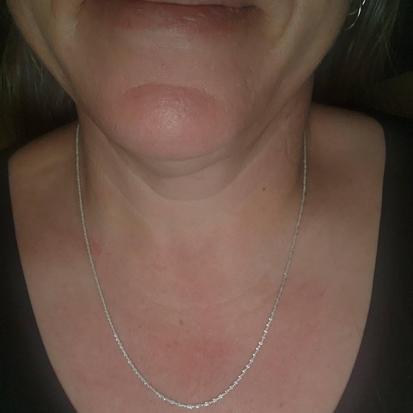 14K Gold Franco Cuban Chain Necklace 925 Silver 16'', 18'', 20'', 22 ...