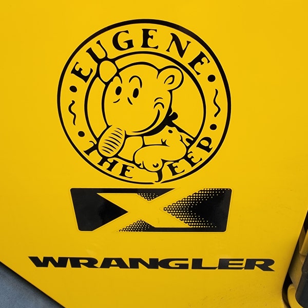 Popeye Eugene the Jeep Decal for Car Bumper Sticker Gift - Etsy