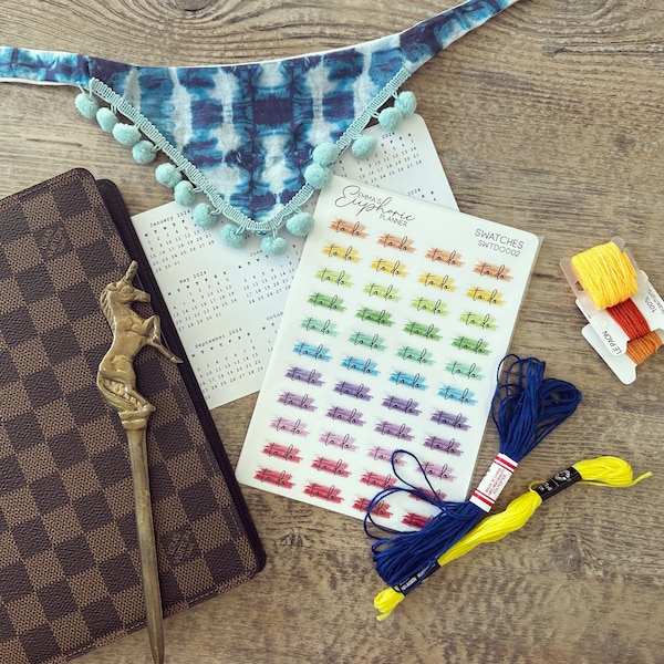 2024/2025 Calendar Sticker, Full Calendar, Bullet Journal Stickers ...