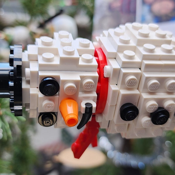 Snowman Christmas Ornament Kit - 100% Authentic New LEGO® Bricks - Etsy