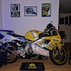 Valentino Rossi Motorcycle Wall Art Painting, VR46 Motorbike Poster ...