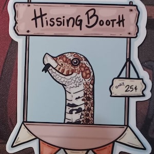 Hognose Snake Dramatic Playing Dead Funny Reptile Vinyl Sticker - Etsy