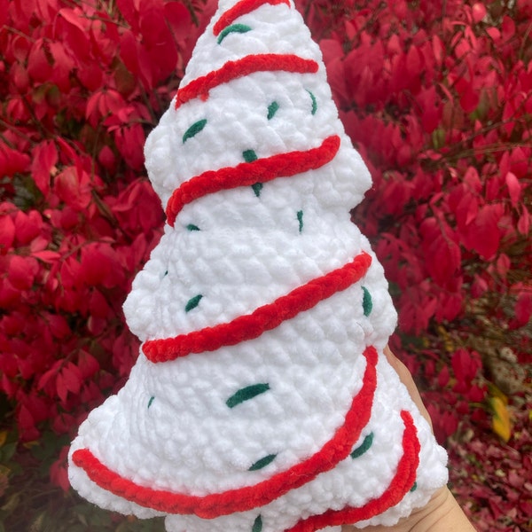 Christmas Tree Cuddler Crochet Pattern by Sheepish Stitches | Christmas ...