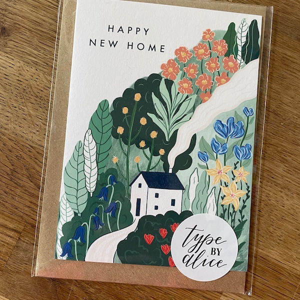 Happy New Home Card, New Home Card, Moving Card, Congratulations Card ...