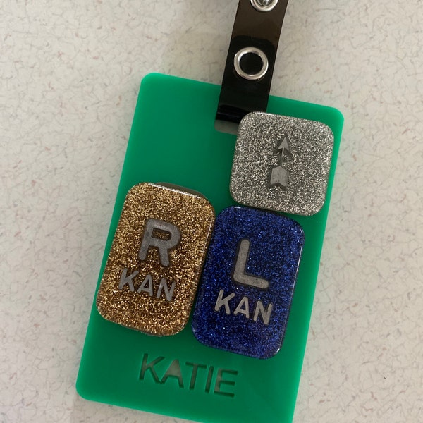 Acrylic Name Badge/ Marker Parker/badge Buddy - Etsy