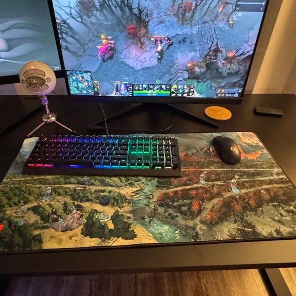 Dragon Quest 4 Cover Art - Gaming Desk Mat, Two Variations, Different ...