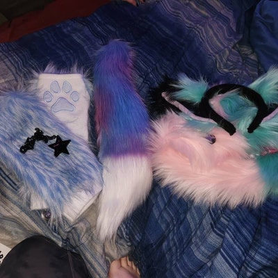 Rainbow Mew Paws at You Hood - Etsy