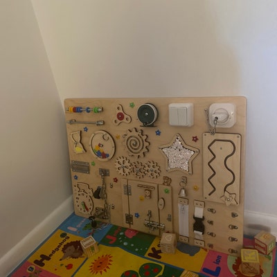 Busy Board SUPER LARGE With Lights for Wall / Big Busy Board - Etsy