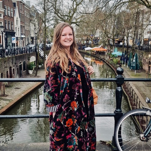 Long Velvet Jacket - Etsy
