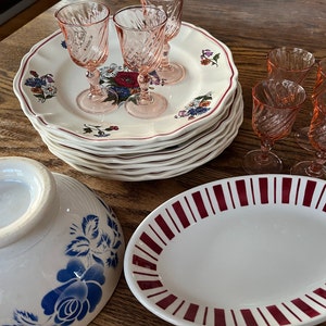 Plate Mounted in Longwy Iron Clay Model ycho - Etsy