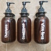 Shampoo Conditioner Body Wash Stickers | Personalized Shampoo Labels ...