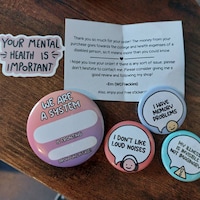 CUSTOM Dissociative Identity Disorder Dry Erase Pin Who is Fronting ...